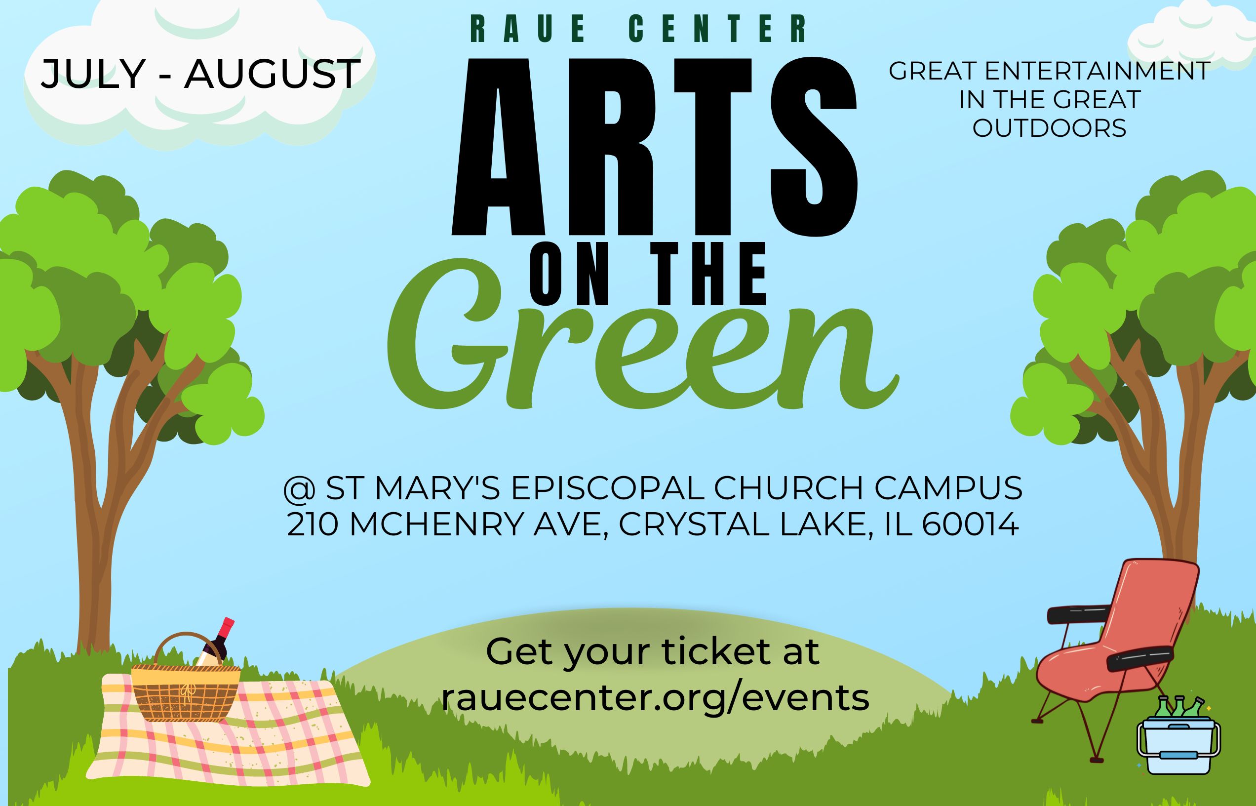 Raue Center announces 3rd Annual Arts On The Gren Outdoor Summer Series ...